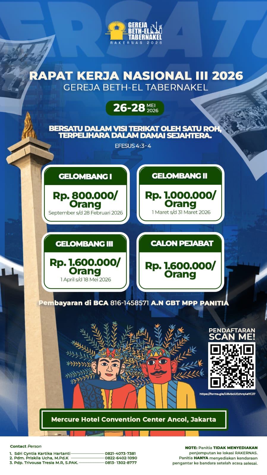 Pengumuman – Gereja Beth-El Tabernakel